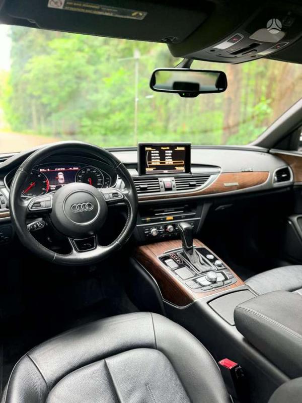 Black Audi A6 2016 in Vilnius, with an engine capacity of 2.00 L and mileage of 136 thousand km for 14300 €, photo 10 on AUTOMOTO.COM.LV