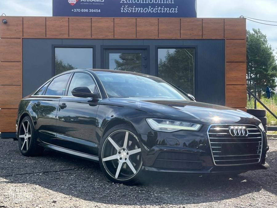 Black Audi A6 2016 in Kaunas, with an engine capacity of 2.00 L and mileage of 248 thousand km for 14700 €, photo 6 on AUTOMOTO.COM.LV