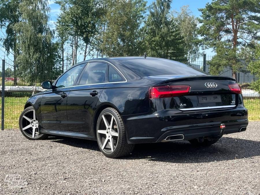 Black Audi A6 2016 in Kaunas, with an engine capacity of 2.00 L and mileage of 248 thousand km for 14700 €, photo 7 on AUTOMOTO.COM.LV