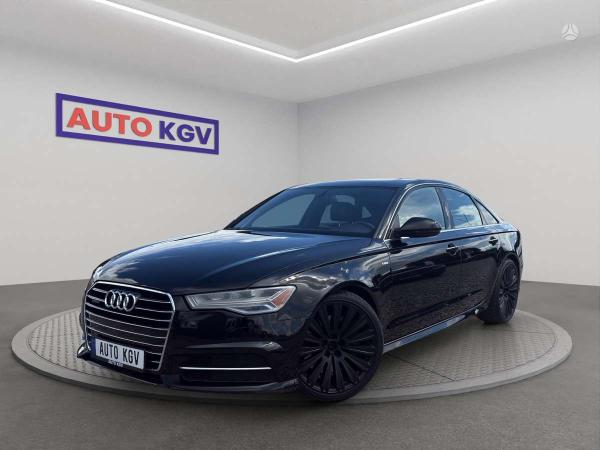 Black Audi A6 2016 in Kaunas, with an engine capacity of 2.00 L and mileage of 189 thousand km for 15799 €, photo 1 on AUTOMOTO.COM.LV