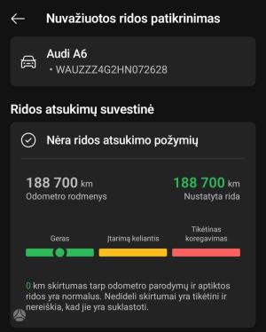 Черный Ауди А6 2016 в Ионава, объемом двигателя 2.00 л и пробегом 189 тыс. км за 16500 €, фото 47 на AUTOMOTO.COM.LV