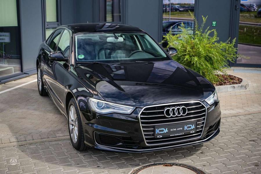 Black Audi A6 2016 in Kaunas, with an engine capacity of 1.97 L and mileage of 275 thousand km for 14450 €, photo 4 on AUTOMOTO.COM.LV