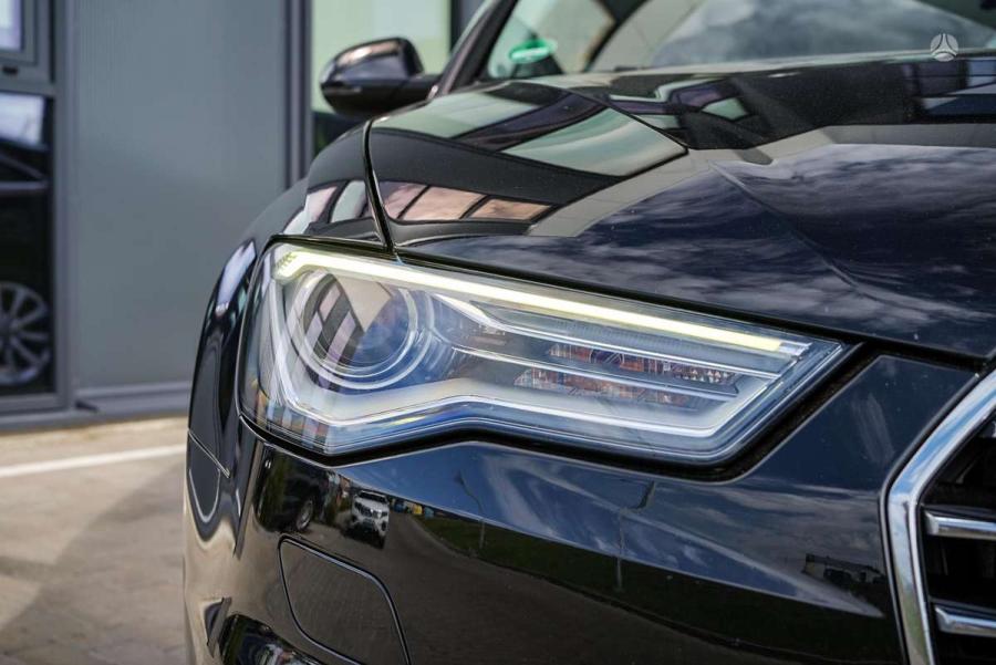 Black Audi A6 2016 in Kaunas, with an engine capacity of 1.97 L and mileage of 275 thousand km for 14450 €, photo 8 on AUTOMOTO.COM.LV