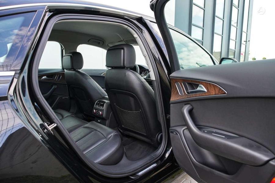 Black Audi A6 2016 in Kaunas, with an engine capacity of 1.97 L and mileage of 275 thousand km for 14450 €, photo 38 on AUTOMOTO.COM.LV