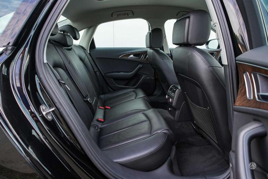 Black Audi A6 2016 in Kaunas, with an engine capacity of 1.97 L and mileage of 275 thousand km for 14450 €, photo 39 on AUTOMOTO.COM.LV