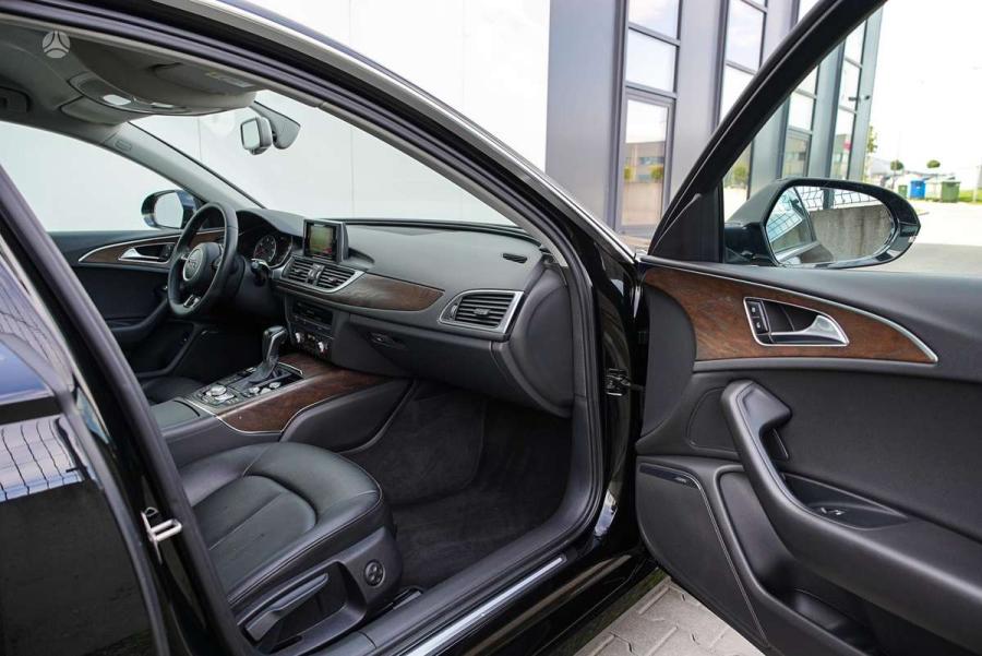 Black Audi A6 2016 in Kaunas, with an engine capacity of 1.97 L and mileage of 275 thousand km for 14450 €, photo 40 on AUTOMOTO.COM.LV