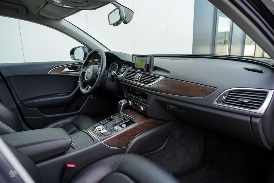 Black Audi A6 2016 in Kaunas, with an engine capacity of 1.97 L and mileage of 275 thousand km for 14450 €, photo 42 on AUTOMOTO.COM.LV