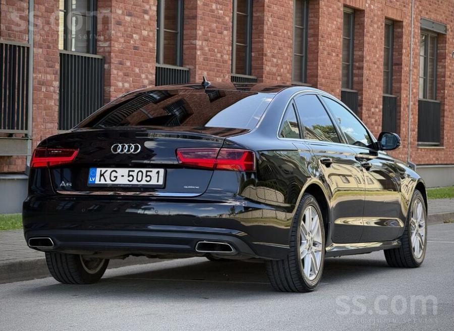 Melns Audi A6 2016 Rīga, ar dzinēja tilpumu 2.00 L un nobraukumu 200 tūkst. km par 15990 €, foto 6 vietnē AUTOMOTO.COM.LV