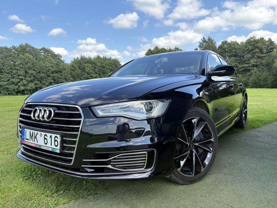 Black Audi A6 2016 in Gargzdai, with an engine capacity of 2.00 L and mileage of 121 thousand km for 13300 €, photo 1 on AUTOMOTO.COM.LV