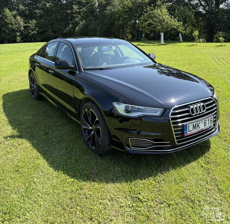Black Audi A6 2016 in Gargzdai, with an engine capacity of 2.00 L and mileage of 121 thousand km for 13300 €, photo 3 on AUTOMOTO.COM.LV