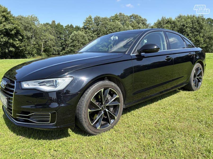 Black Audi A6 2016 in Gargzdai, with an engine capacity of 2.00 L and mileage of 121 thousand km for 13300 €, photo 5 on AUTOMOTO.COM.LV