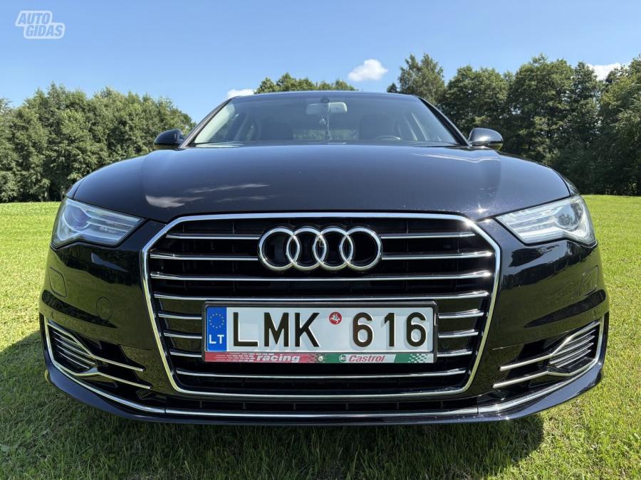 Black Audi A6 2016 in Gargzdai, with an engine capacity of 2.00 L and mileage of 121 thousand km for 13300 €, photo 6 on AUTOMOTO.COM.LV