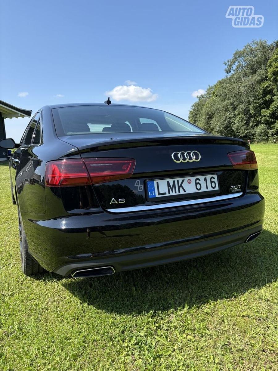 Black Audi A6 2016 in Gargzdai, with an engine capacity of 2.00 L and mileage of 121 thousand km for 13300 €, photo 7 on AUTOMOTO.COM.LV