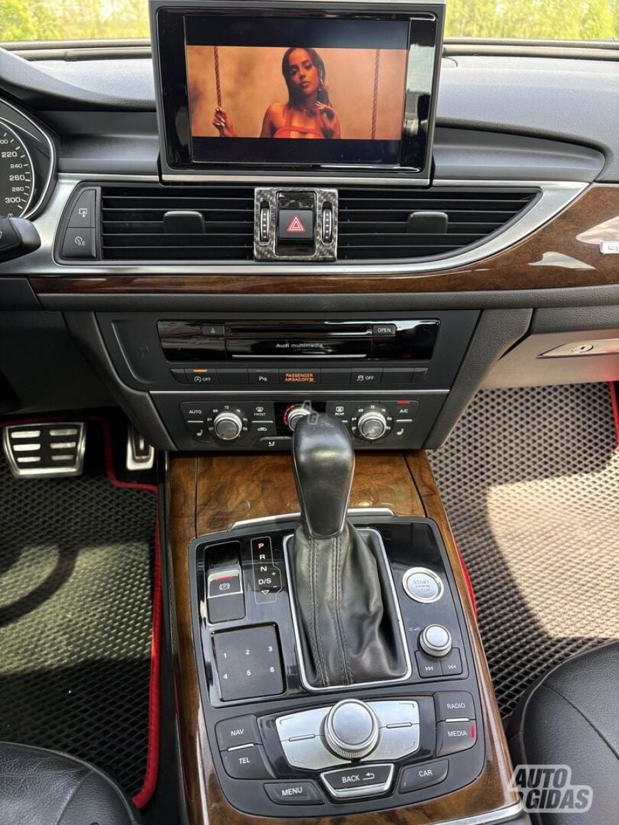 Black Audi A6 2016 in Gargzdai, with an engine capacity of 2.00 L and mileage of 121 thousand km for 13300 €, photo 12 on AUTOMOTO.COM.LV