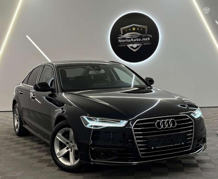 Black Audi A6 2016 in Marijampole, with an engine capacity of 1.97 L and mileage of 307 thousand km for 16999 €, photo 1 on AUTOMOTO.COM.LV