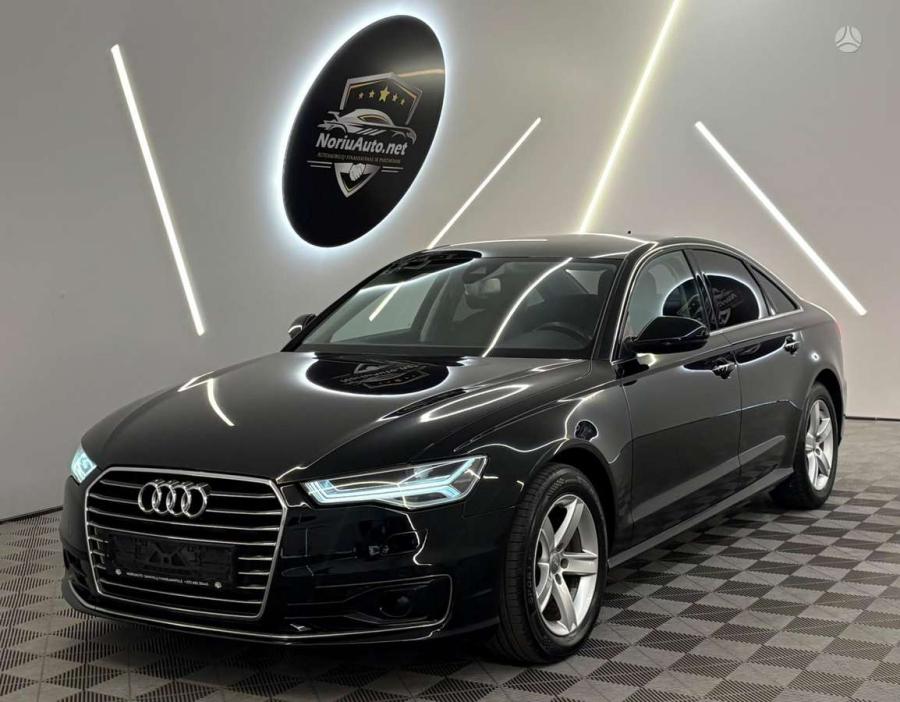 Black Audi A6 2016 in Marijampole, with an engine capacity of 1.97 L and mileage of 307 thousand km for 16999 €, photo 9 on AUTOMOTO.COM.LV