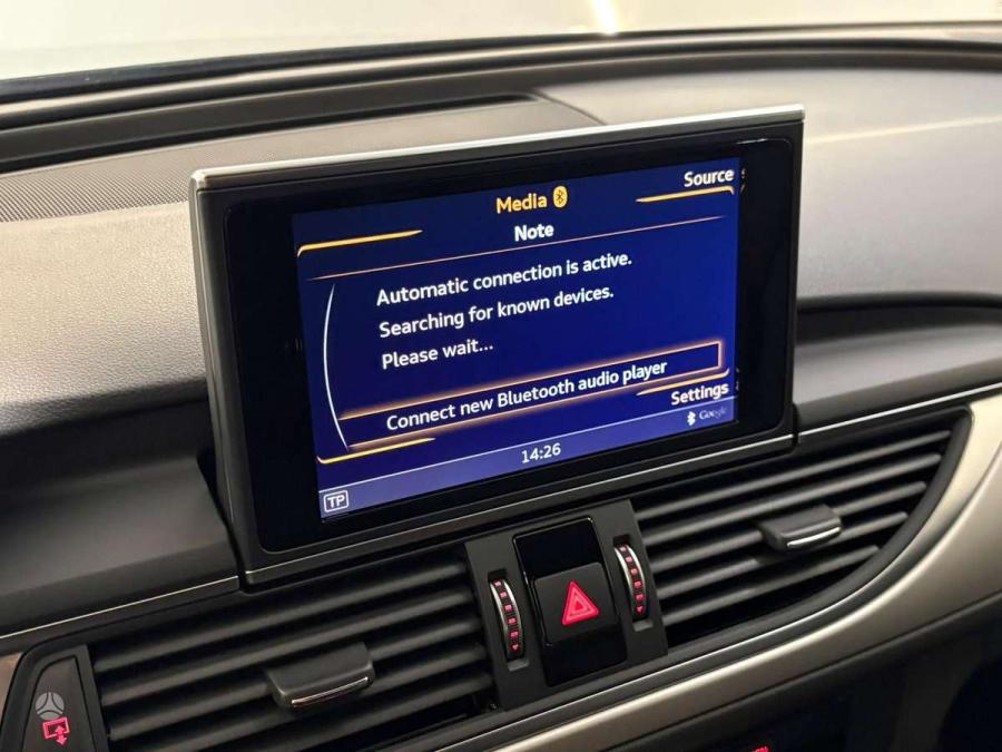 Black Audi A6 2016 in Marijampole, with an engine capacity of 1.97 L and mileage of 307 thousand km for 16999 €, photo 10 on AUTOMOTO.COM.LV