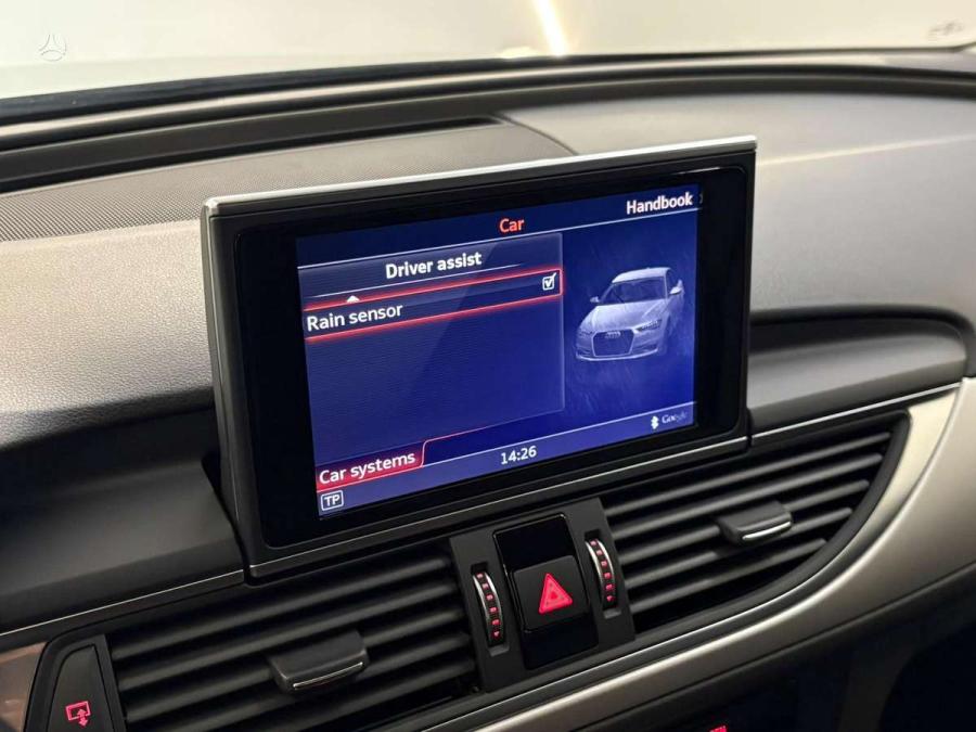Black Audi A6 2016 in Marijampole, with an engine capacity of 1.97 L and mileage of 307 thousand km for 16999 €, photo 12 on AUTOMOTO.COM.LV