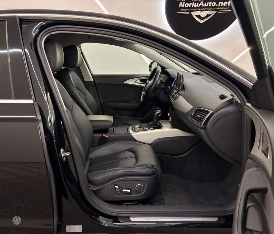 Black Audi A6 2016 in Marijampole, with an engine capacity of 1.97 L and mileage of 307 thousand km for 16999 €, photo 18 on AUTOMOTO.COM.LV