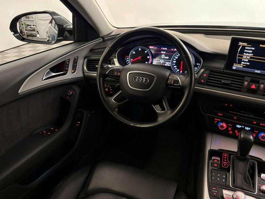Black Audi A6 2016 in Marijampole, with an engine capacity of 1.97 L and mileage of 307 thousand km for 16999 €, photo 22 on AUTOMOTO.COM.LV