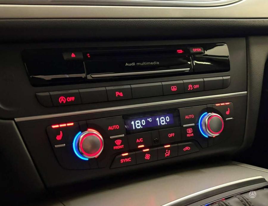 Black Audi A6 2016 in Marijampole, with an engine capacity of 1.97 L and mileage of 307 thousand km for 16500 €, photo 16 on AUTOMOTO.COM.LV