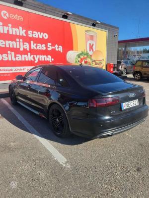 Black Audi A6 2016 in Kaunas, with an engine capacity of 1.97 L and mileage of 341 thousand km for 11300 €, photo 4 on AUTOMOTO.COM.LV