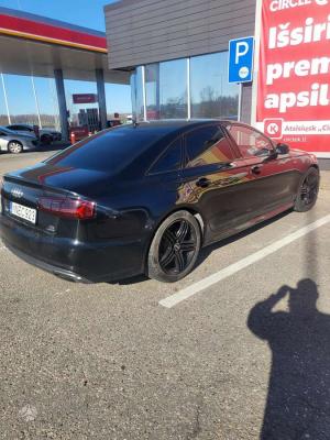 Black Audi A6 2016 in Kaunas, with an engine capacity of 1.97 L and mileage of 341 thousand km for 11300 €, photo 5 on AUTOMOTO.COM.LV