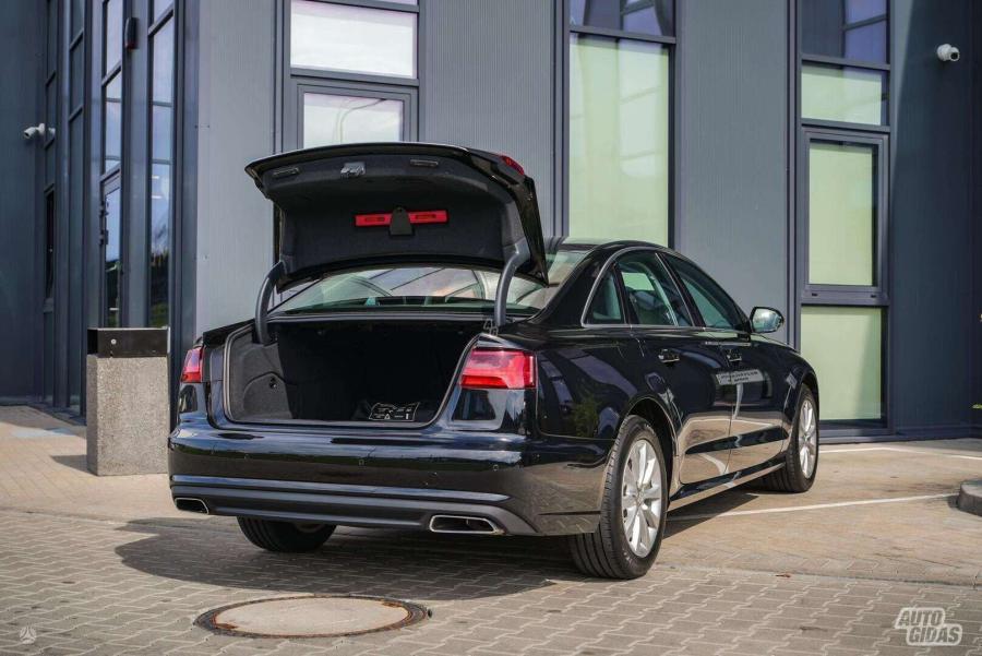 Melns Audi A6 2016 Kauņa, ar dzinēja tilpumu 2.00 L un nobraukumu 275 tūkst. km par 13950 €, foto 15 vietnē AUTOMOTO.COM.LV