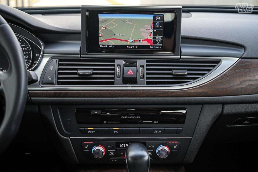 Melns Audi A6 2016 Kauņa, ar dzinēja tilpumu 2.00 L un nobraukumu 275 tūkst. km par 13950 €, foto 21 vietnē AUTOMOTO.COM.LV