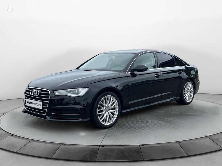 Black Audi A6 2016 in Klaipeda, with an engine capacity of 1.98 L and mileage of 165 thousand km for 13900 €, photo 4 on AUTOMOTO.COM.LV