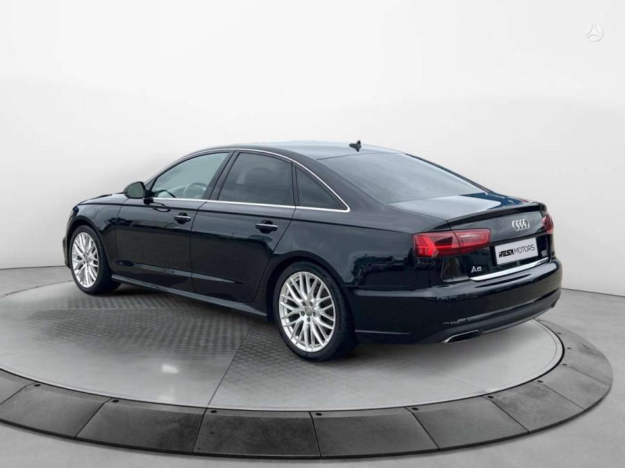 Black Audi A6 2016 in Klaipeda, with an engine capacity of 1.98 L and mileage of 165 thousand km for 13900 €, photo 6 on AUTOMOTO.COM.LV