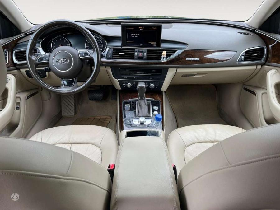 Black Audi A6 2016 in Klaipeda, with an engine capacity of 1.98 L and mileage of 165 thousand km for 13900 €, photo 11 on AUTOMOTO.COM.LV