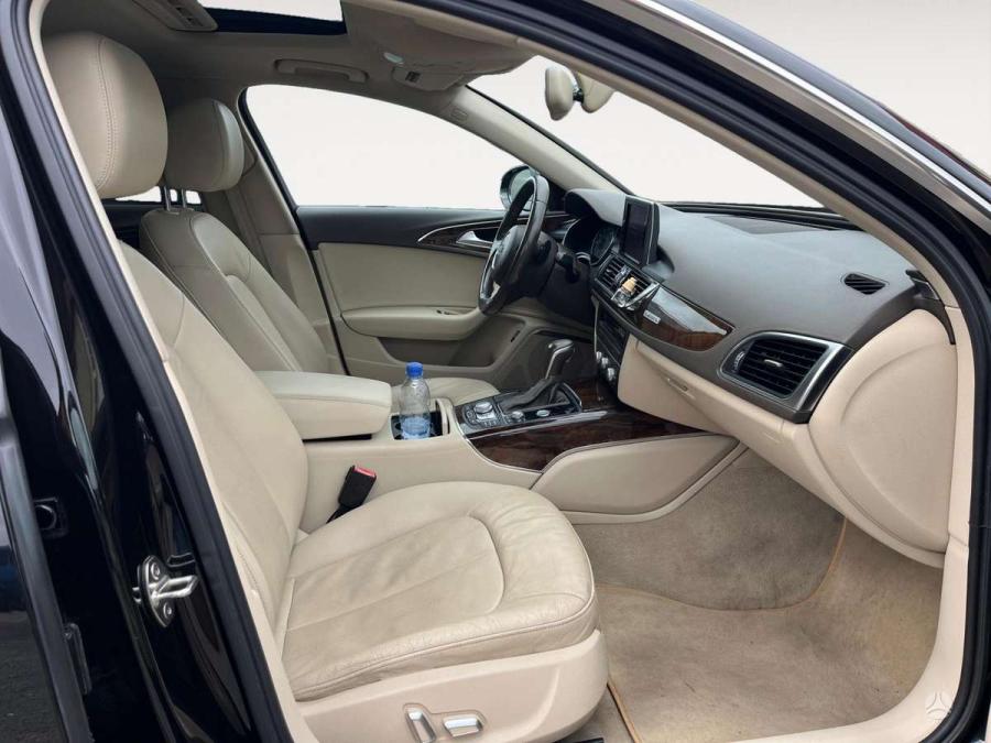 Black Audi A6 2016 in Klaipeda, with an engine capacity of 1.98 L and mileage of 165 thousand km for 13900 €, photo 17 on AUTOMOTO.COM.LV