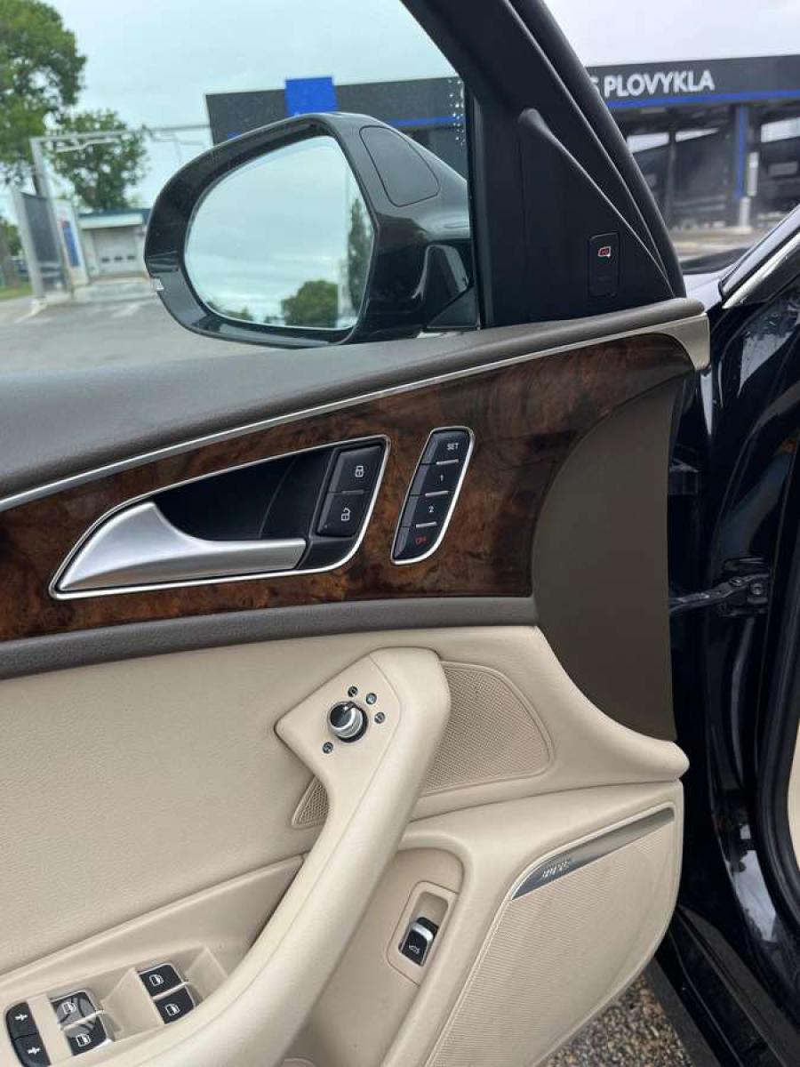 Black Audi A6 2016 in Klaipeda, with an engine capacity of 1.98 L and mileage of 165 thousand km for 13900 €, photo 20 on AUTOMOTO.COM.LV