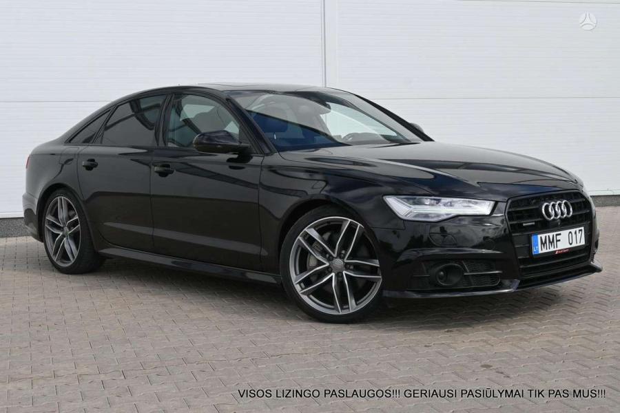 Black Audi A6 2016 in Kretinga, with an engine capacity of 3.00 L and mileage of 142 thousand km for 16499 €, photo 1 on AUTOMOTO.COM.LV