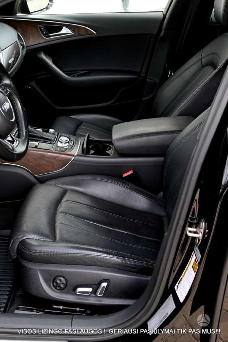 Black Audi A6 2016 in Kretinga, with an engine capacity of 3.00 L and mileage of 142 thousand km for 16499 €, photo 20 on AUTOMOTO.COM.LV
