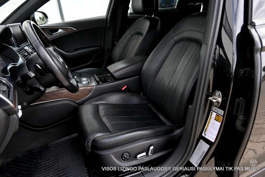Black Audi A6 2016 in Kretinga, with an engine capacity of 3.00 L and mileage of 142 thousand km for 16499 €, photo 21 on AUTOMOTO.COM.LV