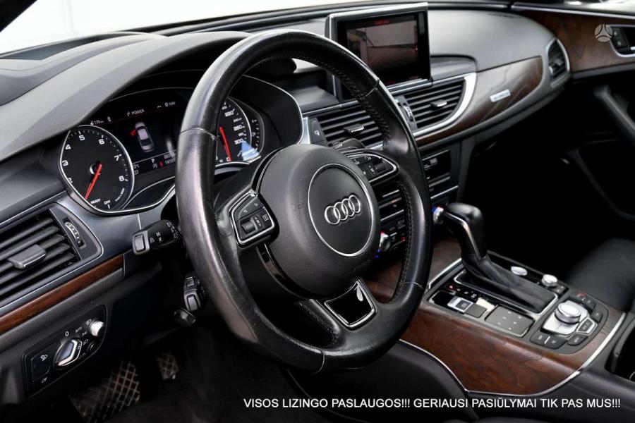 Black Audi A6 2016 in Kretinga, with an engine capacity of 3.00 L and mileage of 142 thousand km for 16499 €, photo 25 on AUTOMOTO.COM.LV