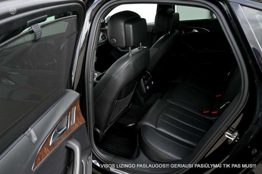 Black Audi A6 2016 in Kretinga, with an engine capacity of 3.00 L and mileage of 142 thousand km for 16499 €, photo 28 on AUTOMOTO.COM.LV