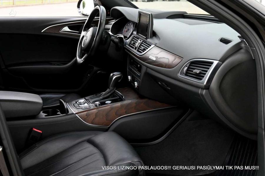 Black Audi A6 2016 in Kretinga, with an engine capacity of 3.00 L and mileage of 142 thousand km for 16499 €, photo 30 on AUTOMOTO.COM.LV