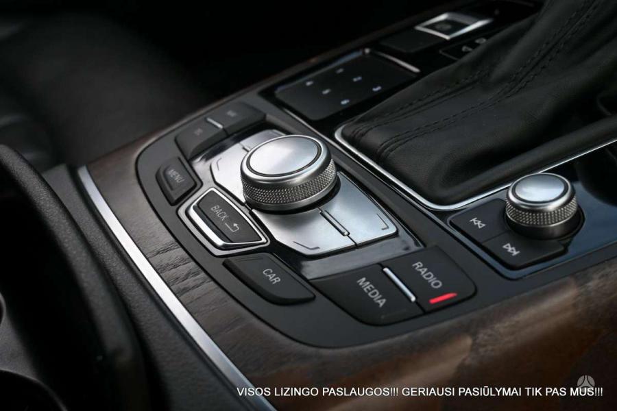Black Audi A6 2016 in Kretinga, with an engine capacity of 3.00 L and mileage of 142 thousand km for 16499 €, photo 33 on AUTOMOTO.COM.LV