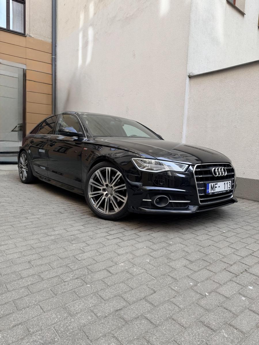 Melns Audi A6 2017 Rīga, ar dzinēja tilpumu 2.00 L un nobraukumu 150 tūkst. km par 19199 €, foto 1 vietnē AUTOMOTO.COM.LV