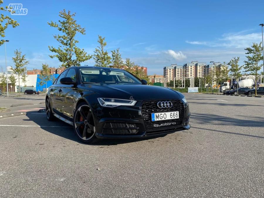 Black Audi A6 2017 in Klaipeda, with an engine capacity of 3.00 L and mileage of 222 thousand km for 16700 €, photo 1 on AUTOMOTO.COM.LV
