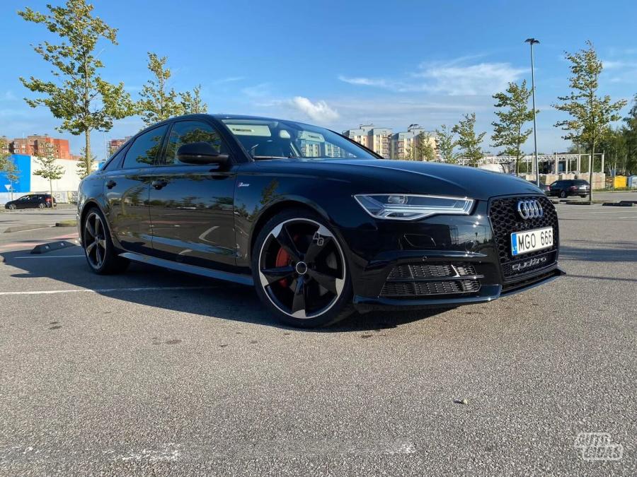 Black Audi A6 2017 in Klaipeda, with an engine capacity of 3.00 L and mileage of 222 thousand km for 16700 €, photo 4 on AUTOMOTO.COM.LV