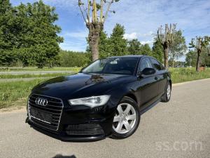 Melns Audi A6 2017 Ogre, ar dzinēja tilpumu 2.00 L un nobraukumu 222 tūkst. km par 15299 €, foto  vietnē AUTOMOTO.COM.LV