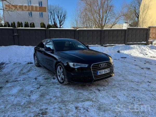 Black Audi A6 2017 in Riga, with an engine capacity of 1.80 L and mileage of 150 thousand km for 13799 €, photo 1 on AUTOMOTO.COM.LV