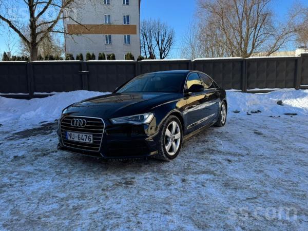 Black Audi A6 2017 in Riga, with an engine capacity of 1.80 L and mileage of 150 thousand km for 13799 €, photo 2 on AUTOMOTO.COM.LV