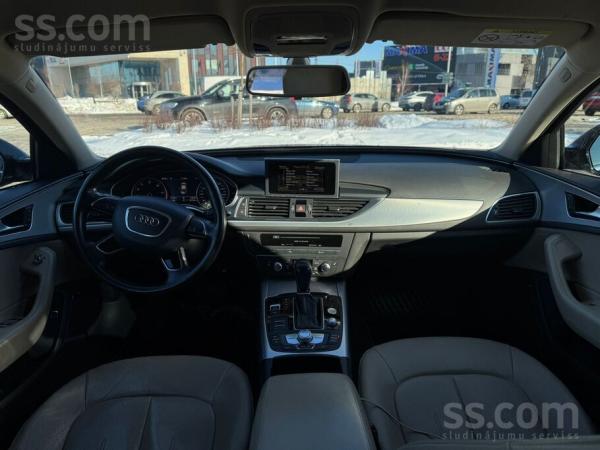 Black Audi A6 2017 in Riga, with an engine capacity of 1.80 L and mileage of 150 thousand km for 13799 €, photo 6 on AUTOMOTO.COM.LV