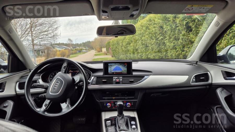 Black Audi A6 2017 in Riga, with an engine capacity of 1.80 L and mileage of 122 thousand km for 14500 €, photo 5 on AUTOMOTO.COM.LV