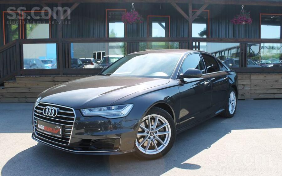 Black Audi A6 2017 in Riga, with an engine capacity of 3.00 L and mileage of 0 thousand km for 12900 €, photo 1 on AUTOMOTO.COM.LV